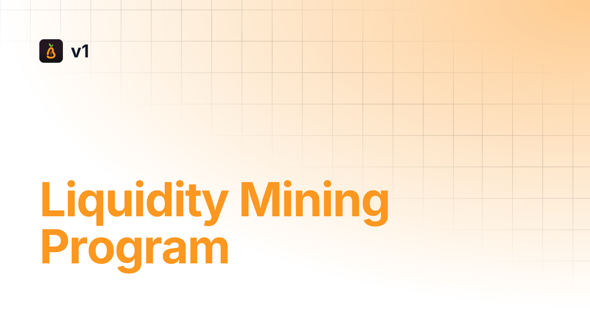 Liquidity Mining Program | v1